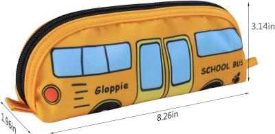 Cina Gloppie Cute Pencil Case Kawaii Pencil Pouch Small Pencil Case Sacchetti di matita semplici con cerniera Cassa di bus Cassa di matita in vendita