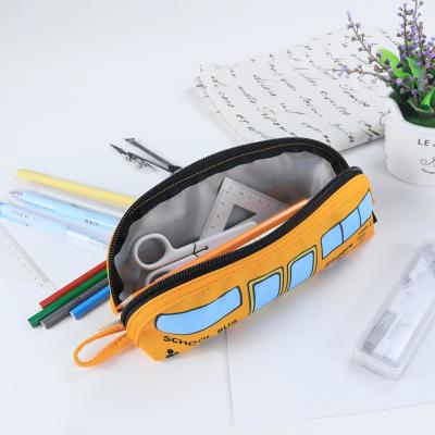 Cina Gloppie Cute Pencil Case Kawaii Pencil Pouch Small Pencil Case Sacchetti di matita semplici con cerniera Cassa di bus Cassa di matita in vendita