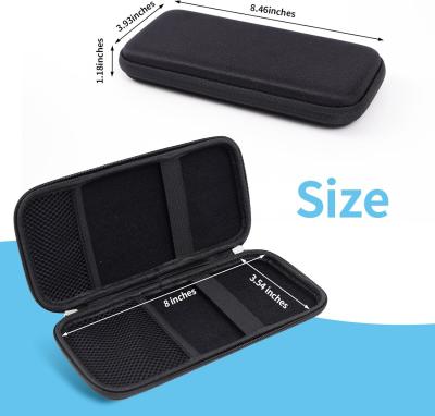 China Idream365 Upgraded Hard Pencil Case Box For Adluts,Durable Pen Carrying Case With Zipper-Black for sale