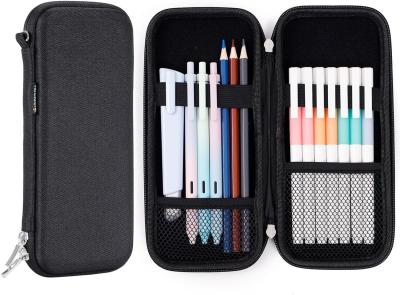 China Idream365 Upgraded Hard Pencil Case Box For Adluts,Durable Pen Carrying Case With Zipper-Black for sale