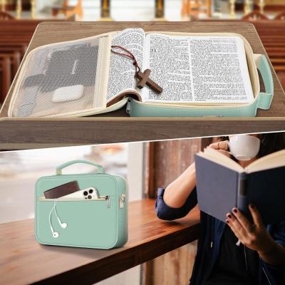 Cina FINPAC Grande copertina della Bibbia con cintura a spalla, custodia per il libro da portare sacchetto per la chiesa Protezione della Bibbia con penna in vendita