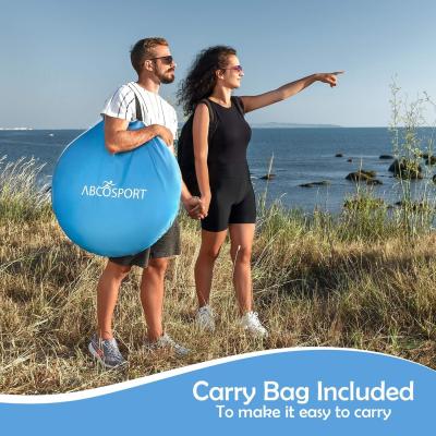 Cina Abco Pop Up Tent per 2 persone - Cabana portatile con 2 porte, resistente all'acqua e protezione UV, borsa da trasporto - Sky Blue in vendita