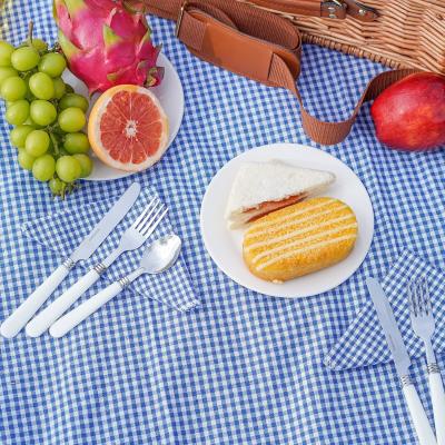 China Wicker Picnic Basket with Lid and Handle Sturdy Woven Body with Washable Lining for Easter,Mother's Day,Outdoor Camping for sale