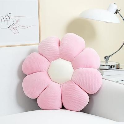 Cina Pillone a fiori, Decorazione natalizia a forma di fiore, Pillone a pavimento a fiori, cuscino da sedere, Decorazione di stanza carina e di peluche in vendita