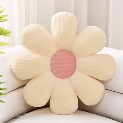 Cina Pillone a fiori, Decorazione natalizia a forma di fiore, Pillone a pavimento a fiori, cuscino da sedere, Decorazione di stanza carina e di peluche in vendita