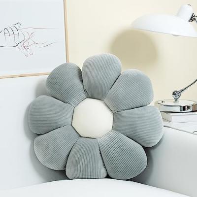 Cina Pillone a fiori, Decorazione natalizia a forma di fiore, Pillone a pavimento a fiori, cuscino da sedere, Decorazione di stanza carina e di peluche in vendita