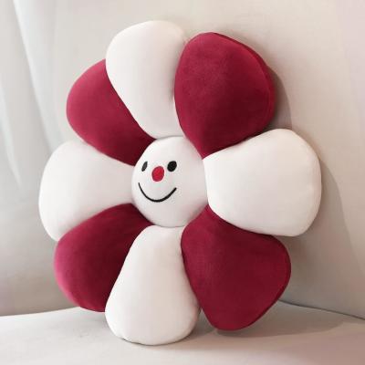 Cina Pillone a fiori, Decorazione natalizia a forma di fiore, Pillone a pavimento a fiori, cuscino da sedere, Decorazione di stanza carina e di peluche in vendita