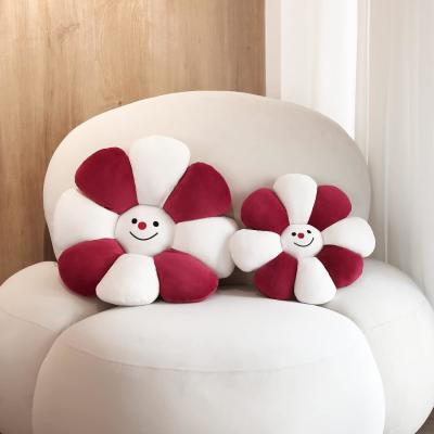 Cina Pillone a fiori, Decorazione natalizia a forma di fiore, Pillone a pavimento a fiori, cuscino da sedere, Decorazione di stanza carina e di peluche in vendita