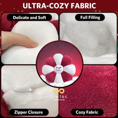 Cina Pillone a fiori, Decorazione natalizia a forma di fiore, Pillone a pavimento a fiori, cuscino da sedere, Decorazione di stanza carina e di peluche in vendita