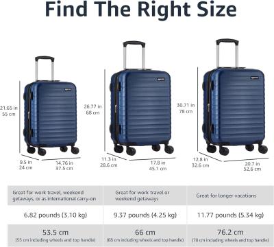 China Expandable hard shell suitcase, carrying case with wheels, 28-inch runner with four wheels and scratch-resistant surface for sale