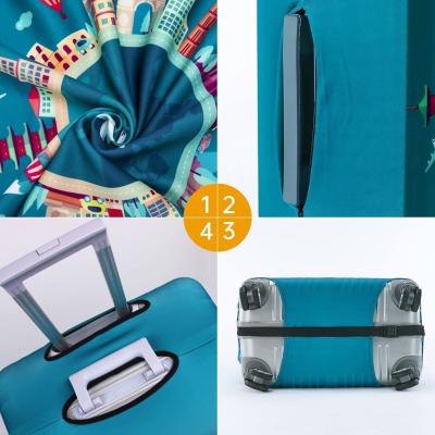 China Travelkin Luggage Covers For Suitcase Tsa Approved,Suitcase Cover Protector Fit 18-32 Inch Luggage for sale