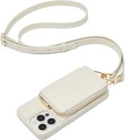 China iPhone 12 Pro 12 Wallet Case RFID Zipper Crossbody Bag Wristband 6.1 Inch for sale