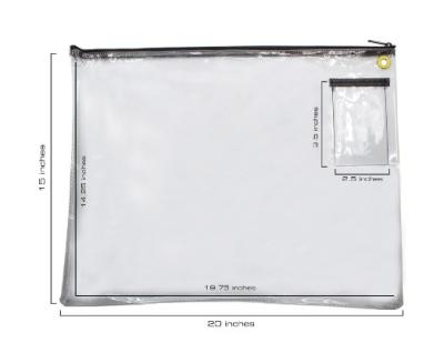 China Interoffice Transit Clear Mailbag De Interoffice Transit Clear Mailbag is ideaal voor brieven, legaal formaat mail, bestanden, rapporten en meer Te koop