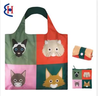 China Wholesale RPET recycled polyester durable large shopping reusable grocery tote bags for sale
