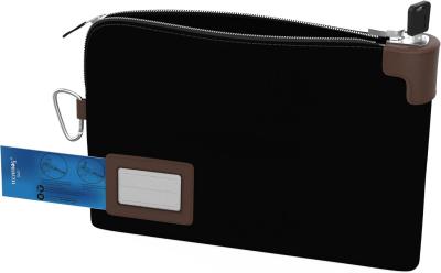China Cash Bag, Notary Bag with Lock, 2 Keys, Waterproof Document Pouch, Money Pouch with Zipper, 11.7 X 8.3 Inch, Deposit Bags and Travel Wallet Protect Passport, Cash, Checks, Credit Cards for sale