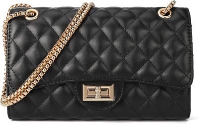 China Quilted Crossbody Purse for Women Trendy Ladies Shoulder Bag with Chain Designer Purses for sale