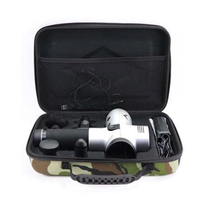 China Camouflage Color EVA Hypervolt Carrying Case With Webbing Handle EVA Muscle Massage Gun Carrying Case Shockproof Dustproof for sale