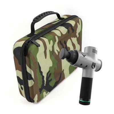 China Camouflage Color EVA Hypervolt Carrying Case With Webbing Handle EVA Muscle Massage Gun Carrying Case Shockproof Dustproof for sale
