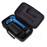 China Black Hard Shell 1680D Massage Gun Case 16x16x5.5cm EVA Foam Molded Interior for sale