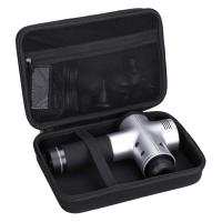China Custom Embossed Logo EVA Massage Gun Case 16x16x5.5cm Hard Shell Protective Storage for sale
