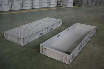 China Rectangular Container or Crate EU12411 1200*400*120MM 1165*365*110MM for sale