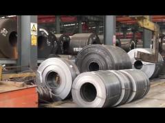 PVDF SMP Black Mild Steel Coil A36 Hot Rolled Steel Coil 600mm Width