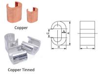 China Copper C Type Compression Connector For Grounding System for sale