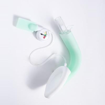 China Weiche und bequeme verstärkte Kehlkopfmasken-Fluglinie Doppellumen-Kehlkopffluglinien-Maske Intubating zu verkaufen