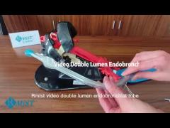 PVC Video Dubbele Lumen Endobronchiale Buis Met Polit Ballon
