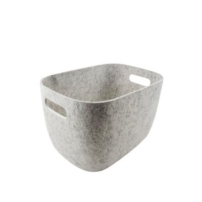 China Factory Direct Supply Fashion Wool Felt Bast Storage Bin for sale