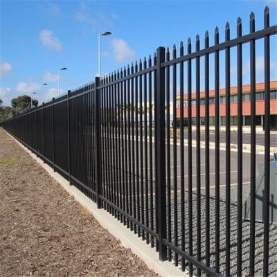 Cina Il nero d'acciaio 6ftx8ft di Metal Picket Galvanized del recinto del ferro battuto all'aperto in vendita