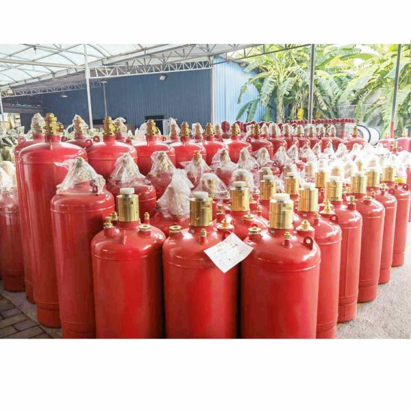 Quality Red Color Fm200 Gas Cylinder 4.2MPa / 5.6MPa Fire Suppression Container for sale