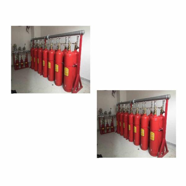 Quality HFC227ea Gas Fire Extinguisher System Enclosed Flooding Fire Suppression Fm 200 for sale