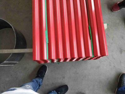 Cina lo strato coprente ondulato pre dipinto di 17mm ha ondulato la lamiera sottile galvanizzata in vendita