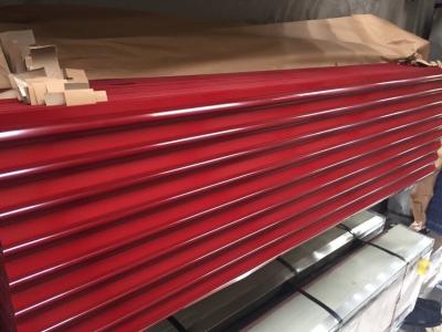 Cina lo strato coprente ondulato pre dipinto di 17mm ha ondulato la lamiera sottile galvanizzata in vendita