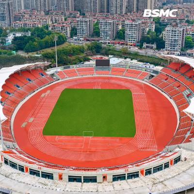 China IAAF Class1 Athletic Track for Professional Track and Field Competition World Athletic Certified Product Non-porous Full PUR Running Track for sale