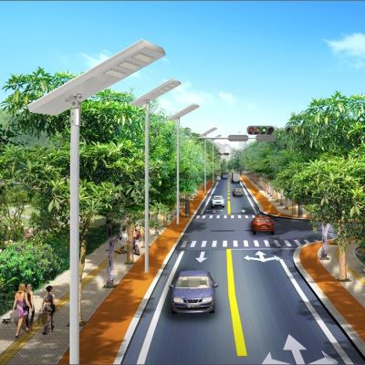 中国 モーションセンサーの照明モードの対称的で/非対称的な太陽LEDの街灯 販売のため