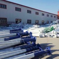 China CWB Welded LED Street Light Pole Customized Service Available for sale