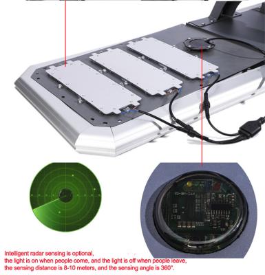 Cina Regolatore solare Certified di illuminazione di via IP65 con il sensore di moto in vendita