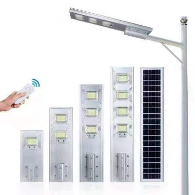 China A liga que de alumínio o diodo emissor de luz automático integrou 60w 100w solar conduziu a luz de rua -20℃~+60℃ à venda
