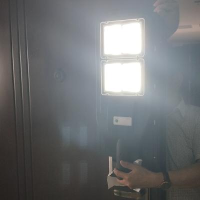 中国 中庭ライトのためのセンサーが付いている1つのluminariaのスマートな太陽太陽軽い街灯の20w 30w 60wすべて 販売のため