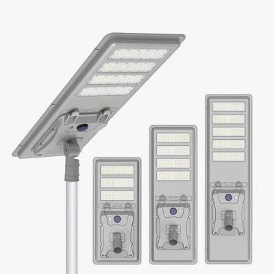 China Lâmpada de rua posta solar material de alumínio do diodo emissor de luz IP65 com ângulo de iluminação 140° e mais de 12 horas de tempo de iluminação à venda