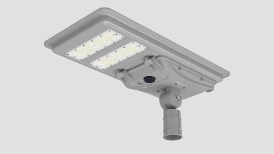 Cina Lampada di via autoalimentata solare materiale di alluminio di IP65 LED con il profilato leggero 140° e più di 12 ore di tempo di accensione in vendita