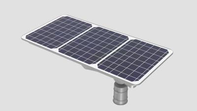 Cina Lampada di via autoalimentata solare materiale di alluminio di IP65 LED con il profilato leggero 140° e più di 12 ore di tempo di accensione in vendita
