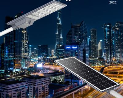 Cina IP65 resistente all'acqua Fusione a fuso tutto in un pannello solare controllore Streetlight 200watt 12 ore in vendita