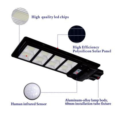 中国 自動太陽光LEDストリートライト MPPTコントローラ モノ太陽光パネル 150lm/W 光流量 販売のため
