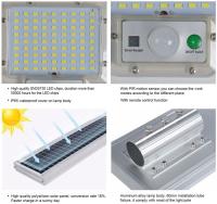 China Remote Control Light Control Radar Sensor Solar Powered LED Street Light IP65 Waterproof for sale