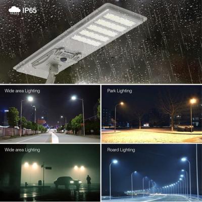 China Iluminação de rua LED solar automatizada inteligente com ajuste de temperatura de cor à venda