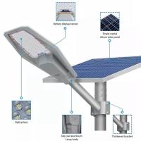 China Light Post Available Solar Panel Street Light With Remote Control Lighting Mode for sale