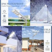 China Automated Solar LED Street Light Remote Control Light Control Radar SensorFor Road Lighting for sale